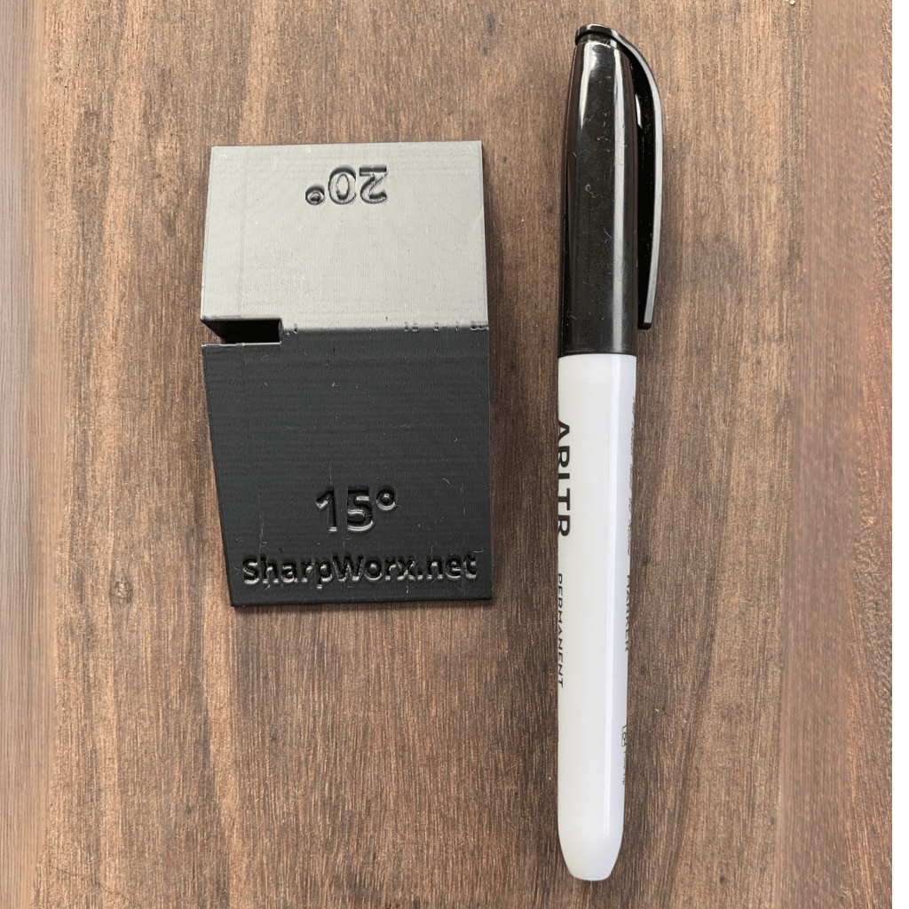 Angle Guide + Sharpie with Easy Marking Slot – SharpWorx